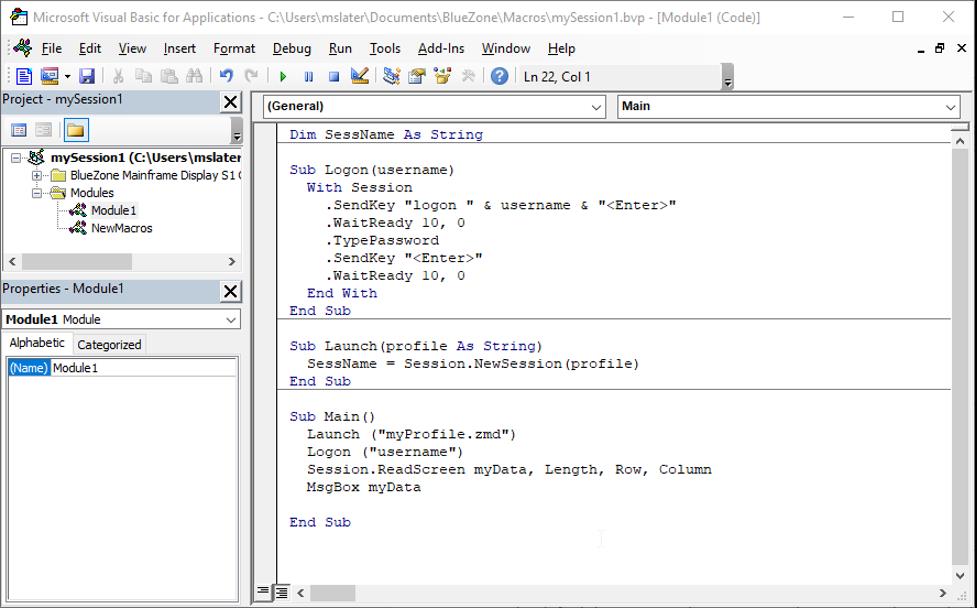 Automate Common Workflows In Bluezone Using Scripting Languages Host 0108